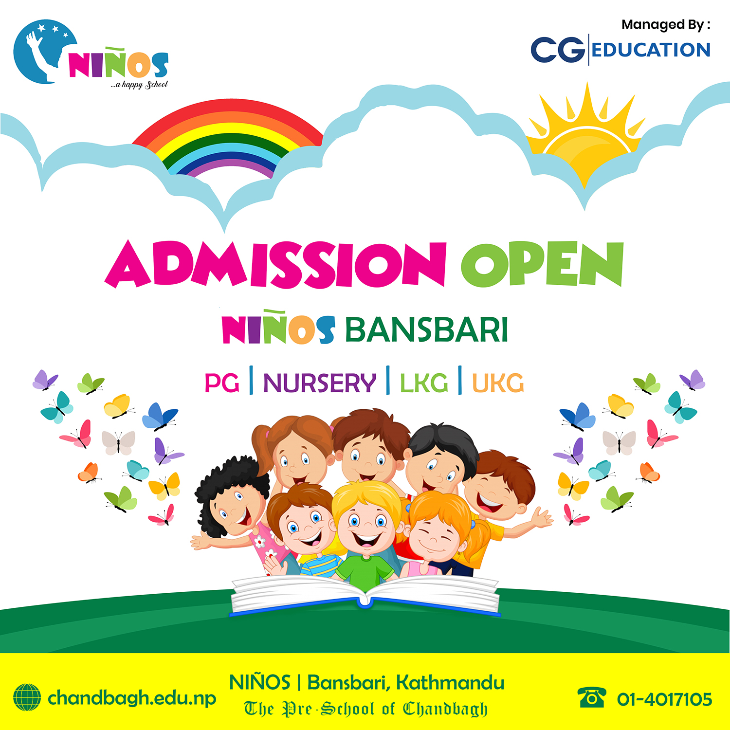 Admission Open - The Chandbagh School